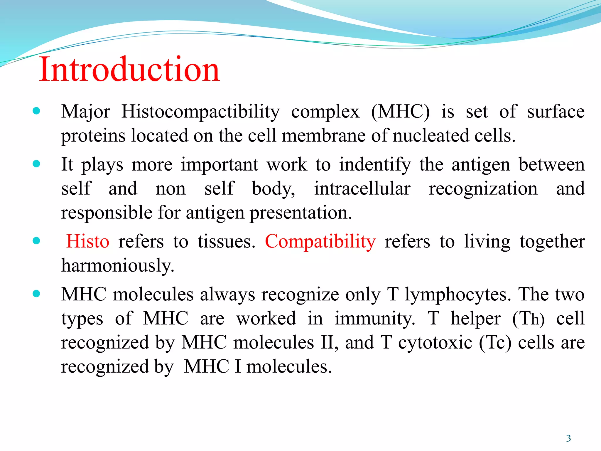 Major Histocompatibility complex | PPTX