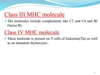 Major Histocompatibility complex | PPTX
