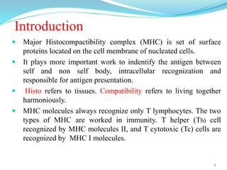 Major Histocompatibility complex | PPTX