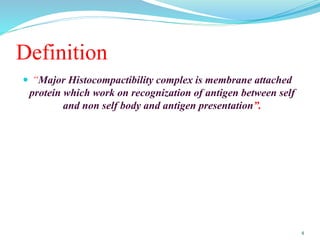 Major Histocompatibility complex | PPT
