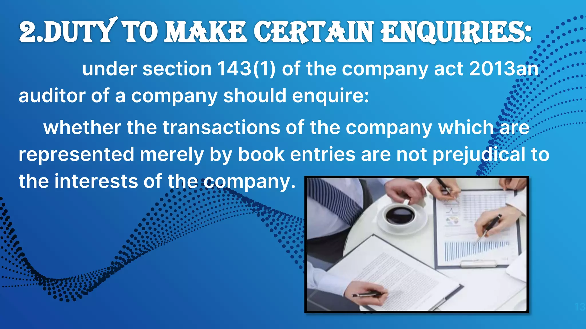 Rights and duties of company auditor | PPTX