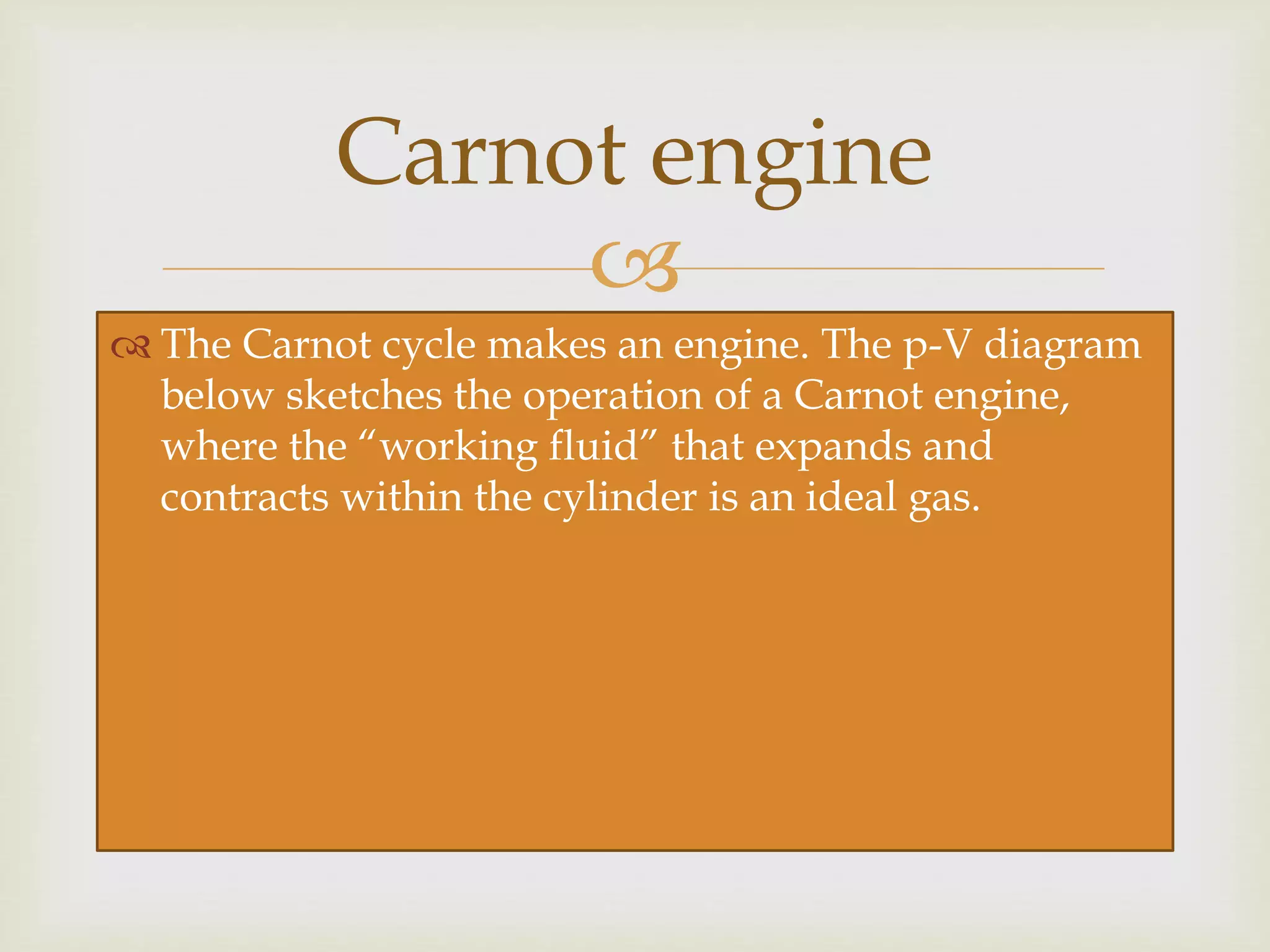 CARNOT HEAR ENGINE Sandhya sharma BSC I 2018 | PPTX | Chemistry | Science