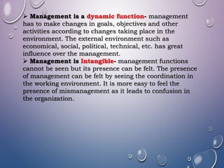 Management notes of BBA, MBA, Class 12 | PPT