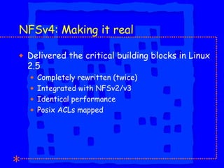 CITI, NFSv4, and ASCI | PPT