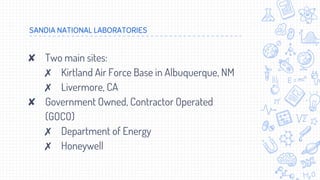 Sandia National Laboratories | PDF