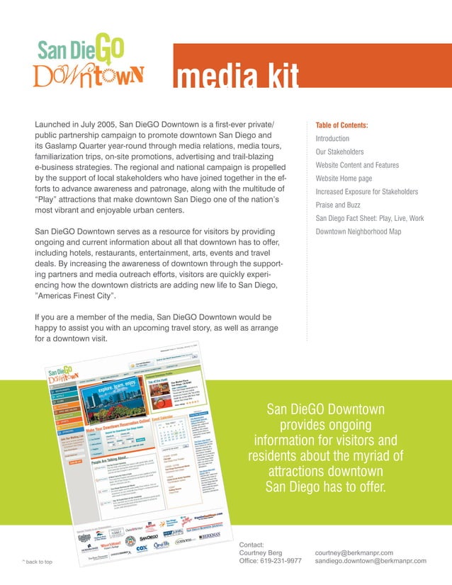 Media Kit Example: Travel Campaign | PDF