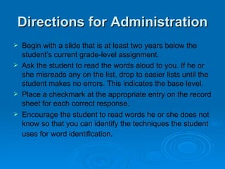 San Diego Quick Assessment | PPT