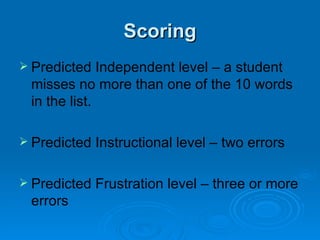 San Diego Quick Assessment | PPT