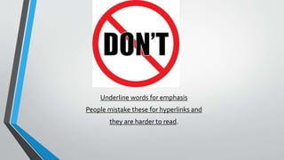 Sandile Radebe do's and don'ts of powerpoint presentation | PPTX
