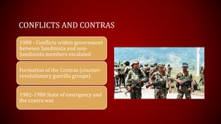 Sandinista revolution in nicaragua | PPTX