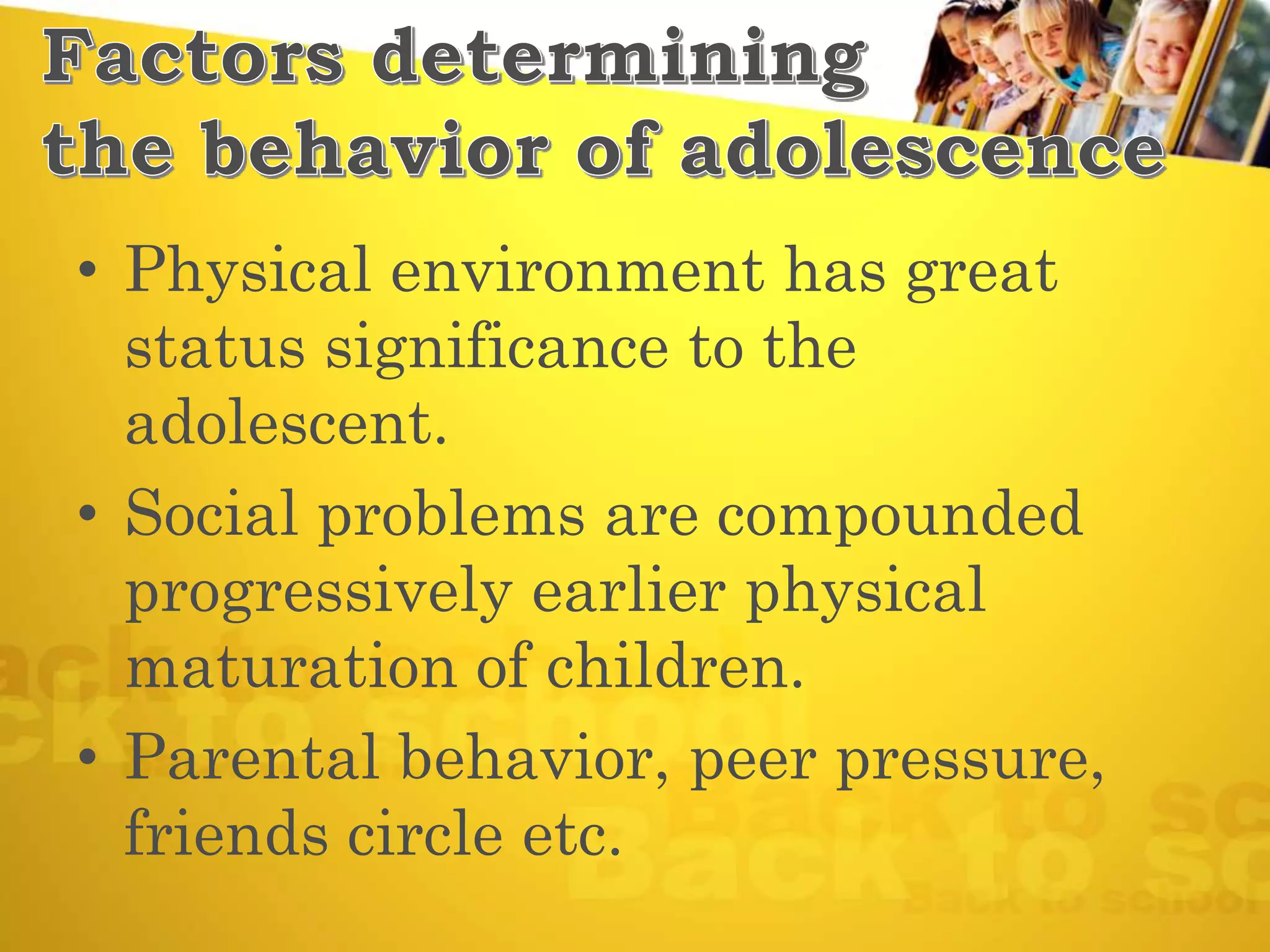 Adolescent and their behaviour | PPT