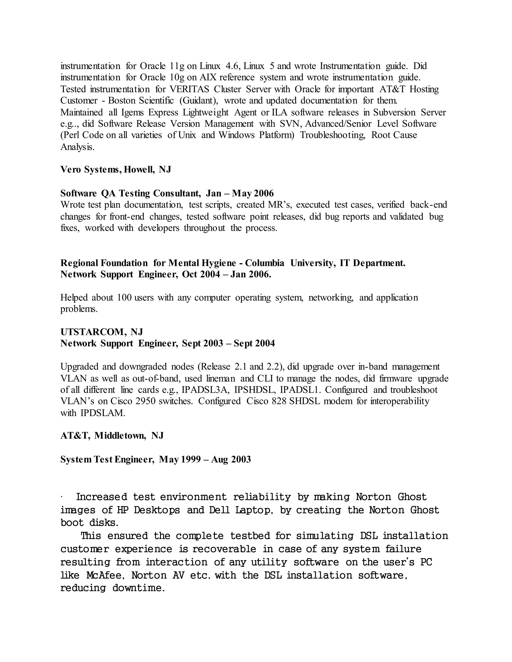 Sandip Bose Resume | DOCX