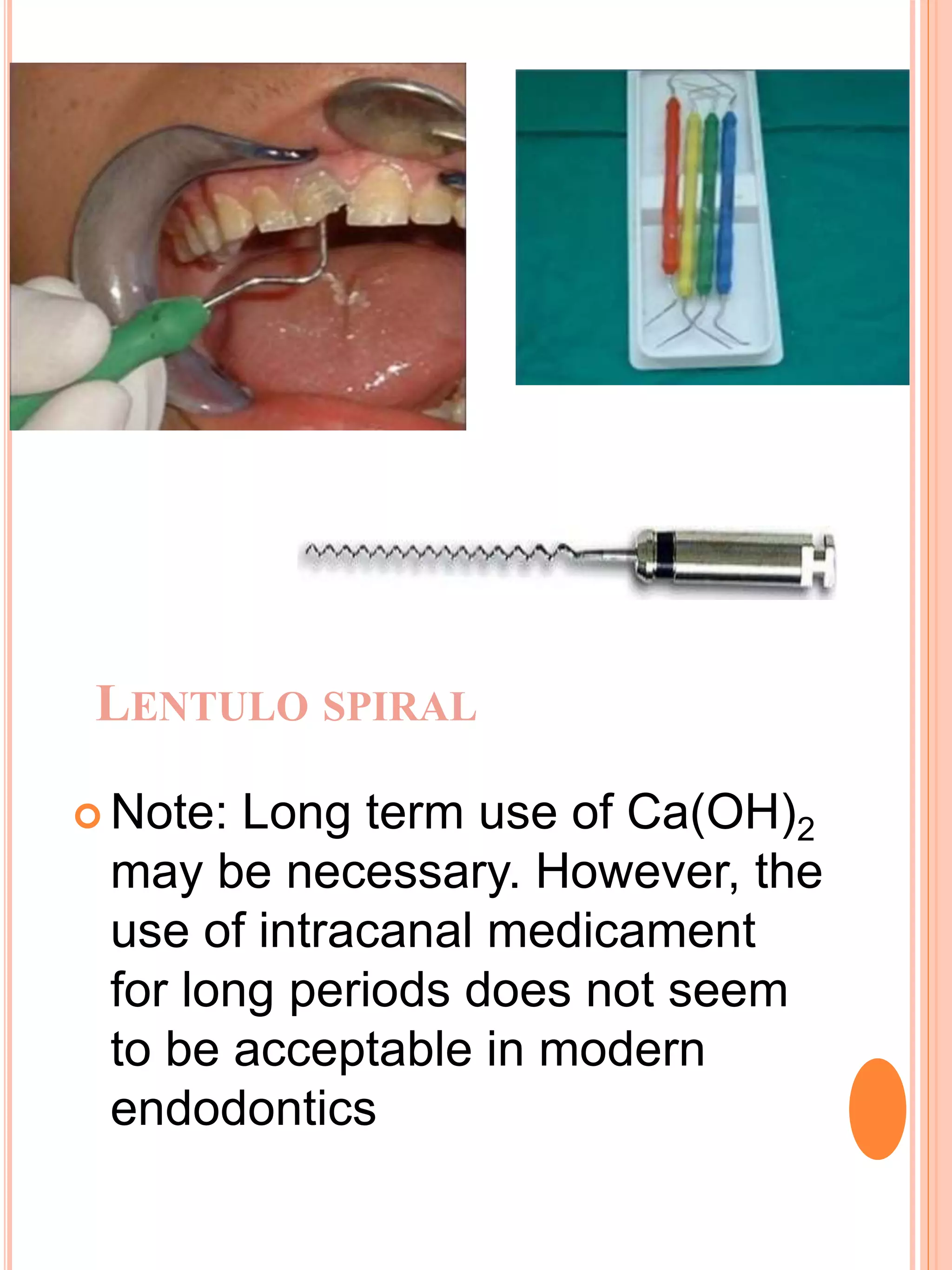 INTRACANAL MEDICAMENTS IN ENDODONTICS | PPTX