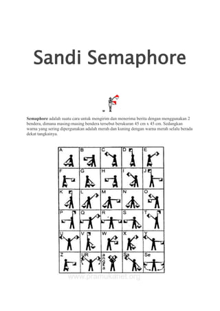 Sandi pramuka | DOCX