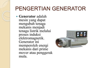Sandi setya wibowo tugas generator ac | PPTX