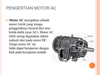 Sandi setya wibowo tugas motor ac | PPTX