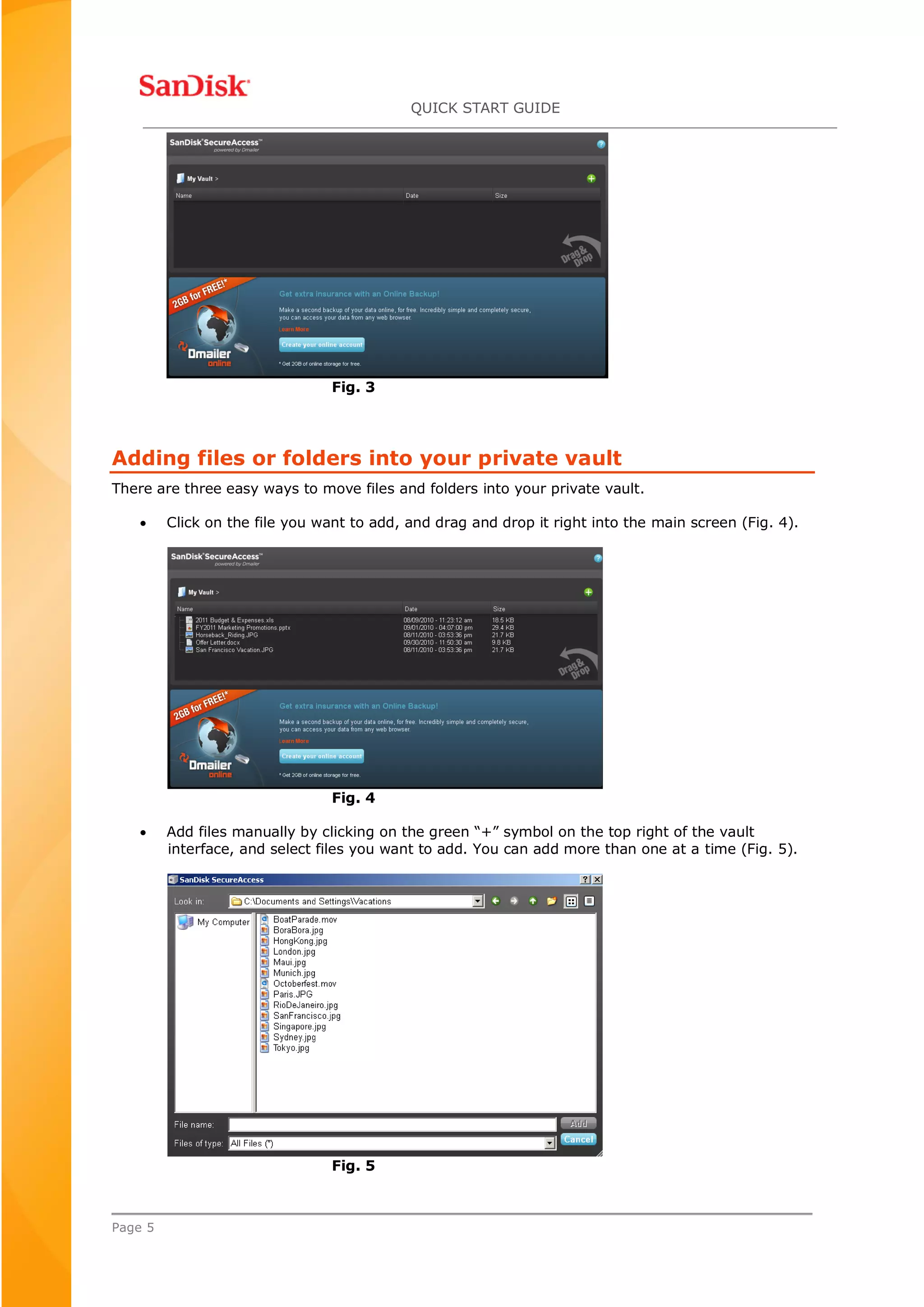San disksecureaccess quickstartguide_win | PDF