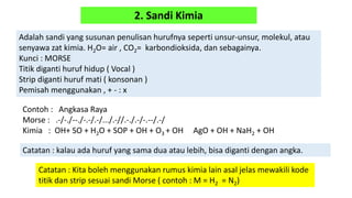 Sandi turunan sandi morse | PPTX