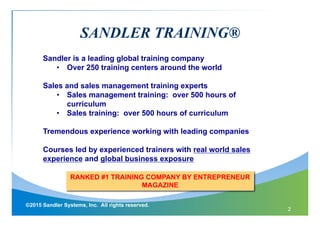 Sandler asia introduction dec 2015 | PDF
