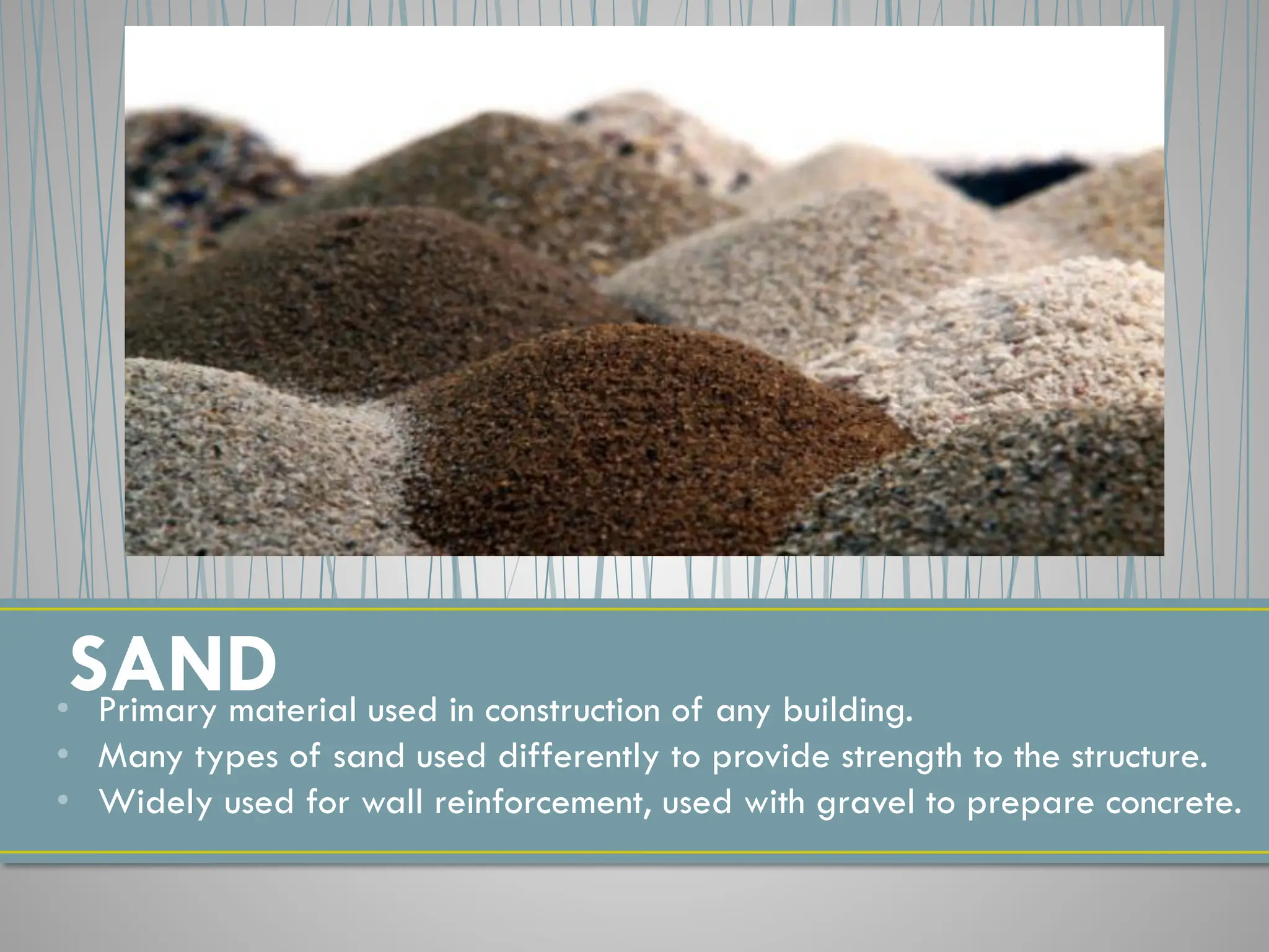 introduction to sand lime and surkhi on construction | PPT