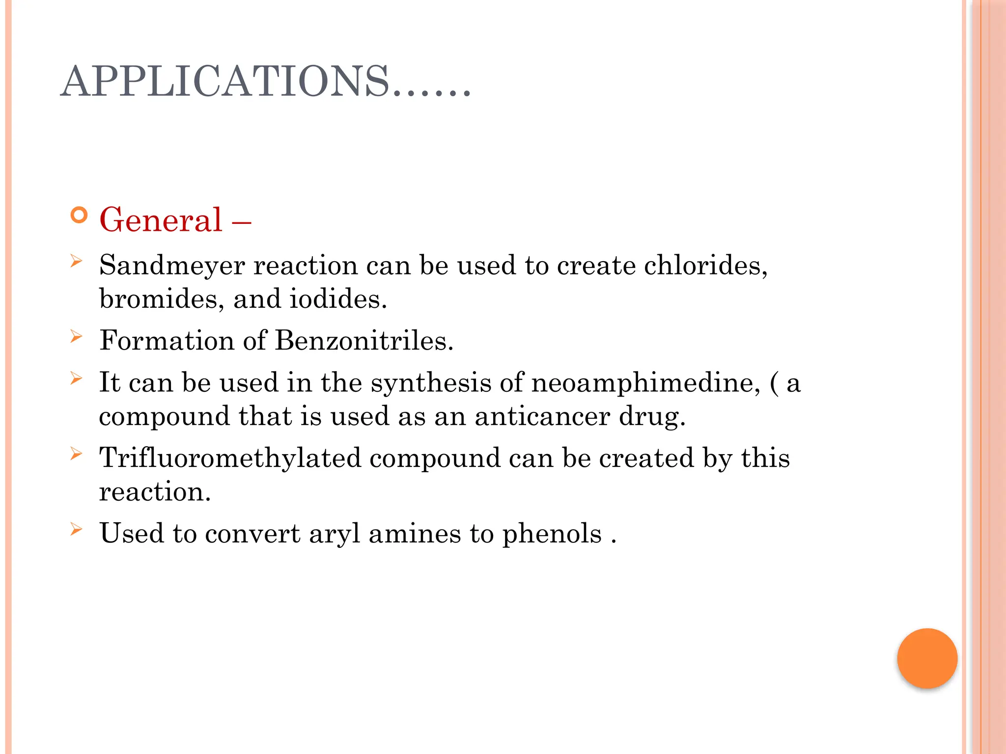 Sandmeyer and Dieckmann Reactions (G).pptx