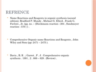 Sandmeyer and Dieckmann Reactions (G).pptx
