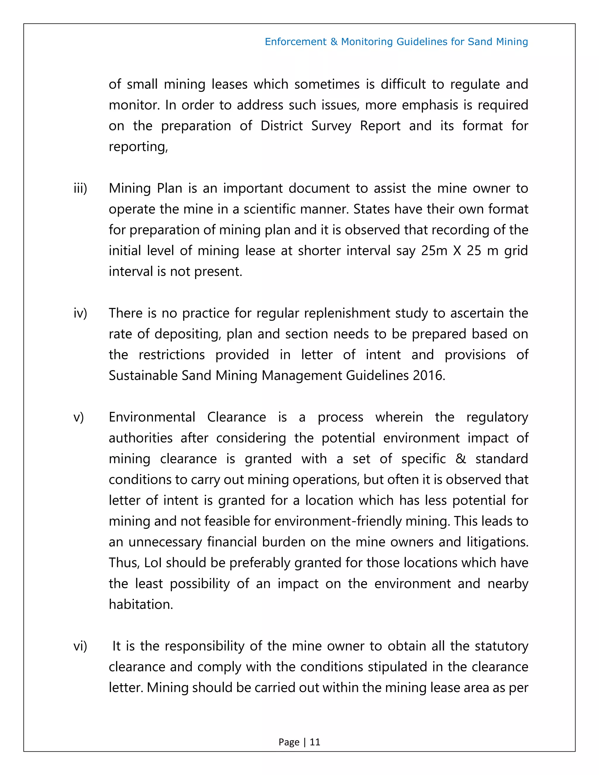 Sand mining management guidelines2020 | PDF