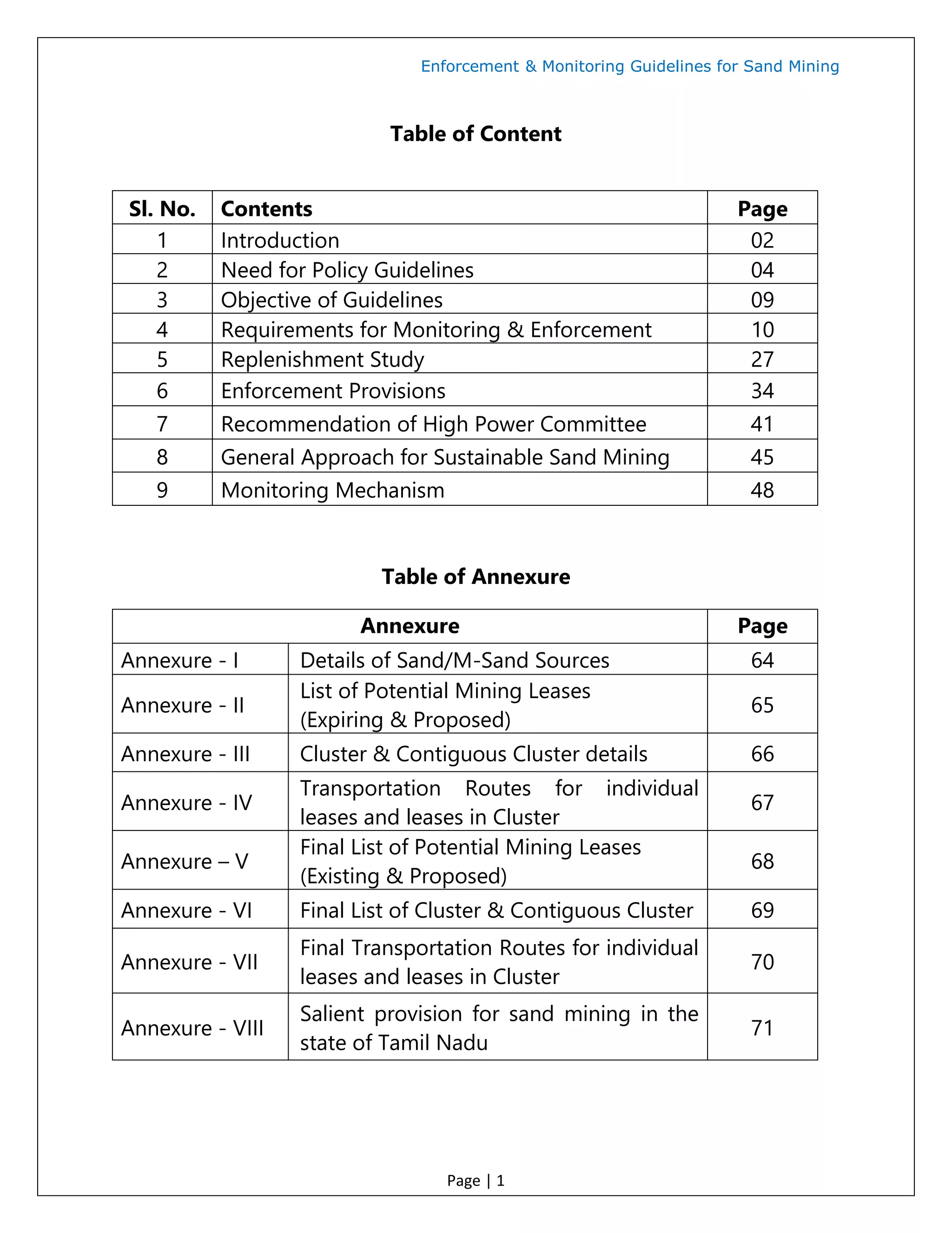 Sand mining management guidelines2020 | PDF