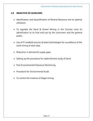 Sand mining management guidelines2020 | PDF