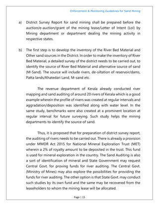 Sand mining management guidelines2020 | PDF