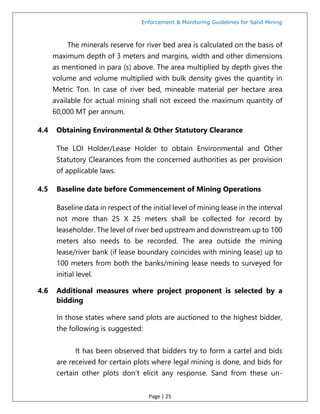 Sand mining management guidelines2020 | PDF
