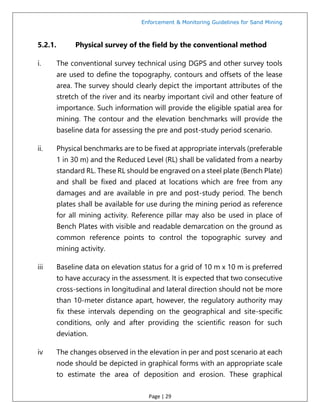 Sand mining management guidelines2020 | PDF