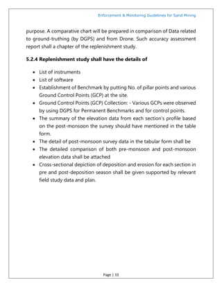 Sand mining management guidelines2020 | PDF
