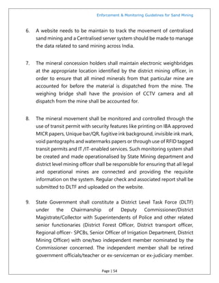 Sand mining management guidelines2020 | PDF