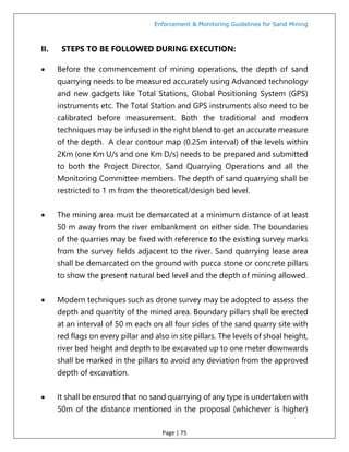 Sand mining management guidelines2020 | PDF