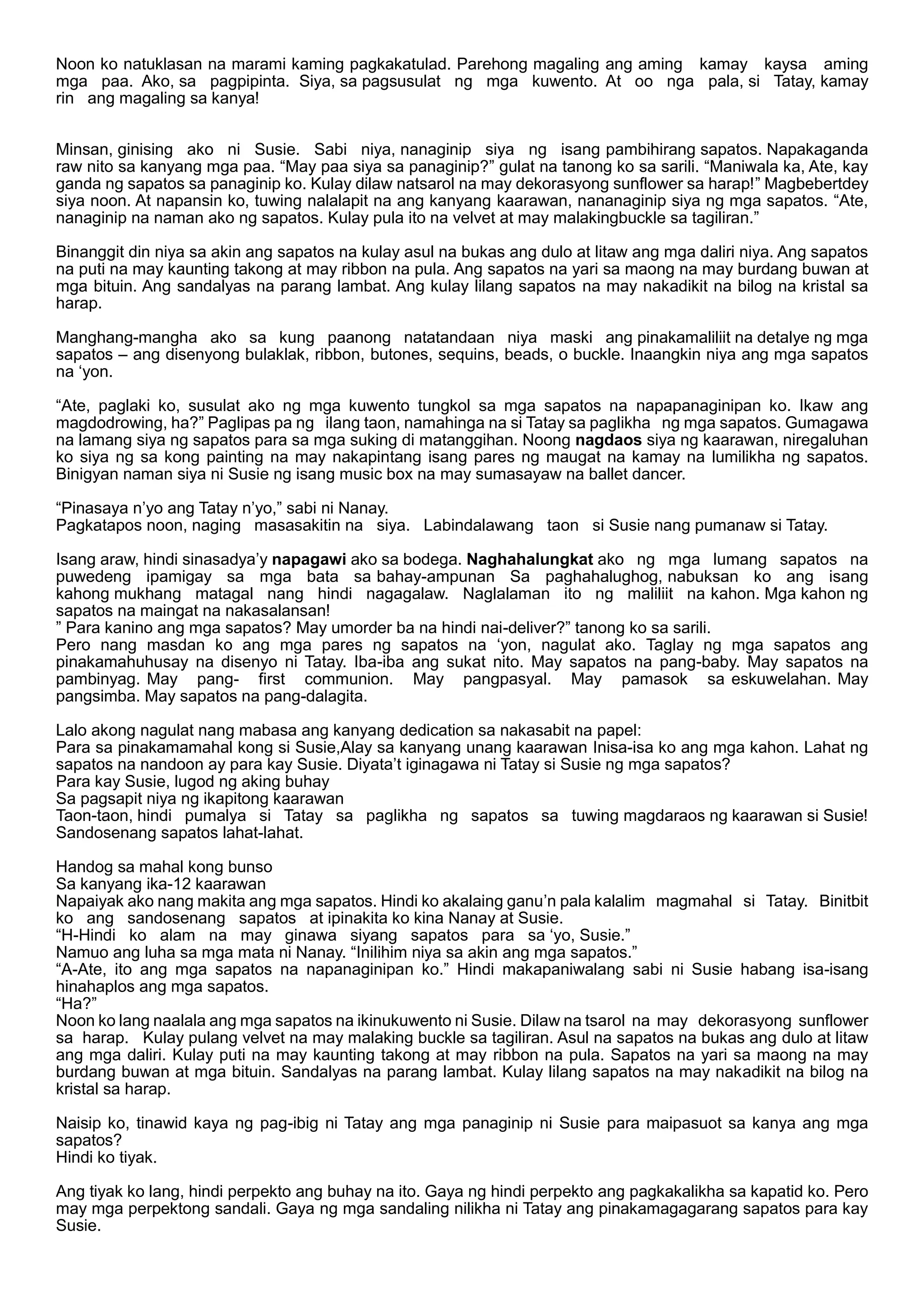 SANDOSENANG-SAPATOS READING.........docx