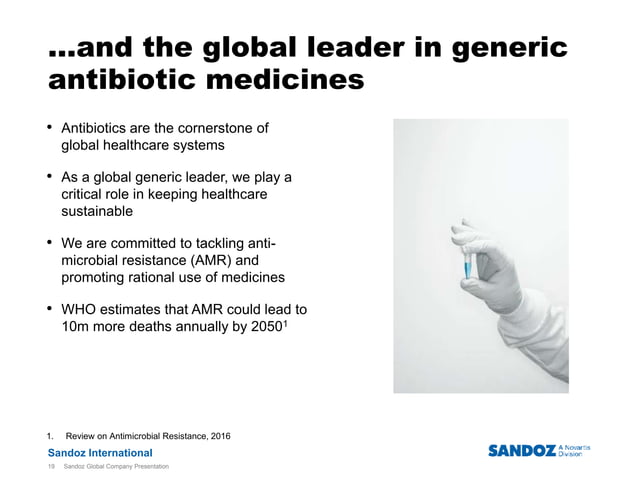 Sandoz Company Presentation | PPTX