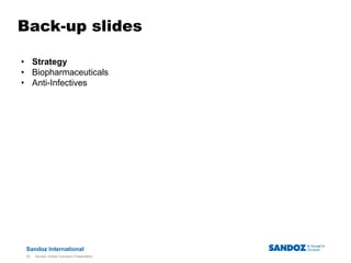 Sandoz Company Presentation | PPTX