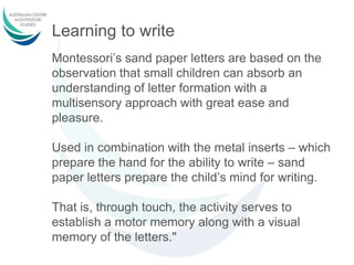 Sandpaperletters | PPTX