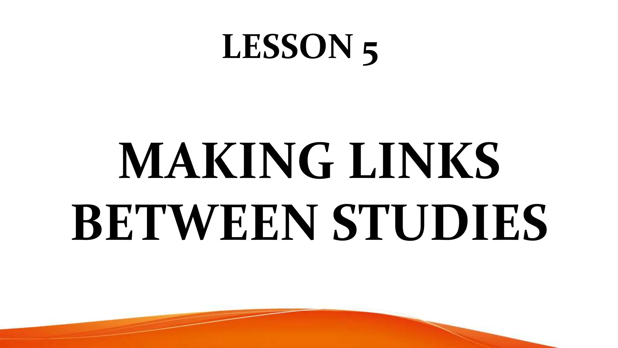 selecting and synthesizing info. from relevant literature | PPTX