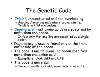 Molecular Biology:Central Dogma of Molecular Biology | PPT