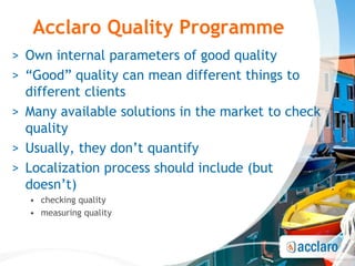 Sandra de luca - Acclaro | PPT