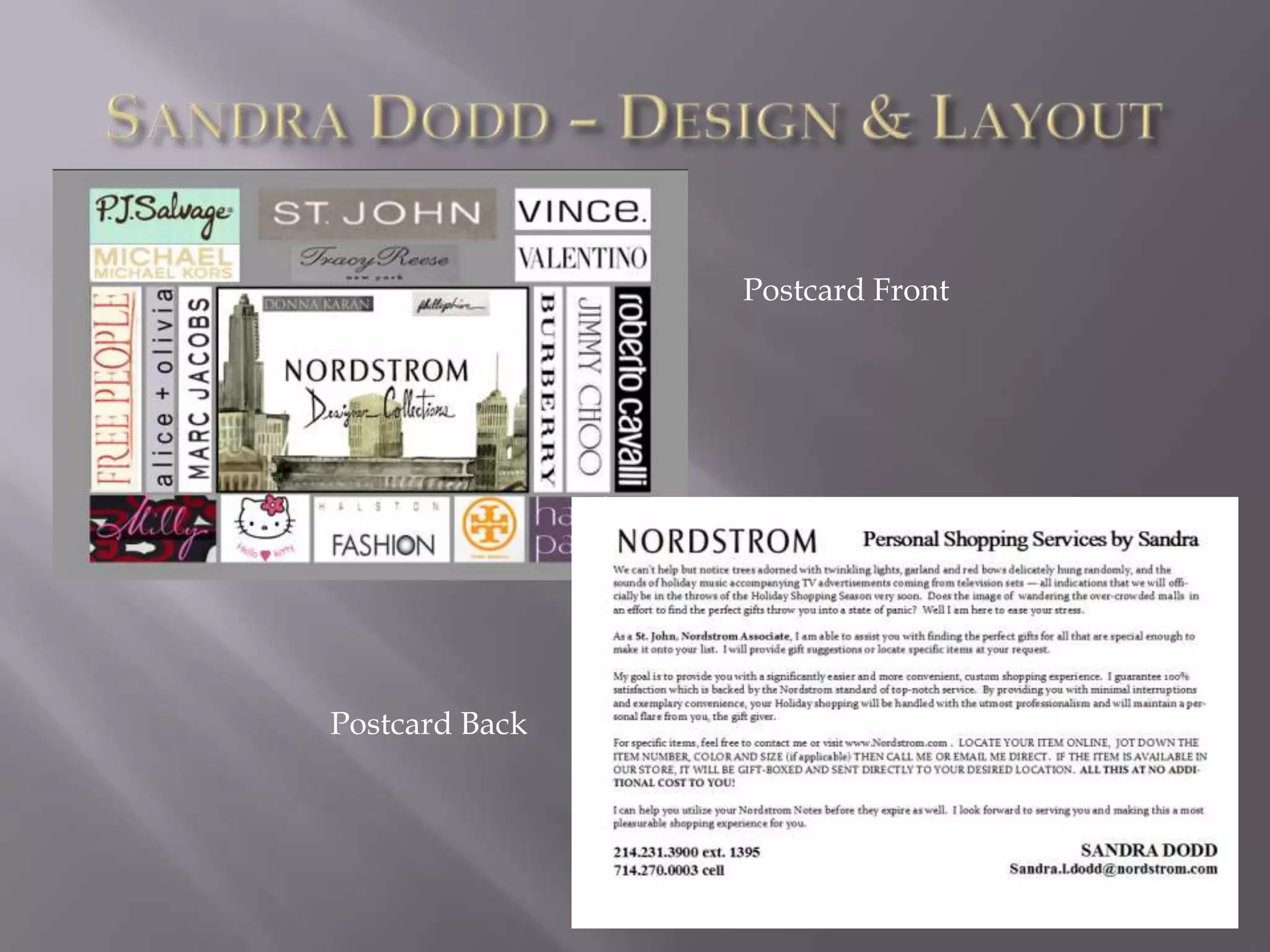 Sandra Dodd Portfolio | PPTX