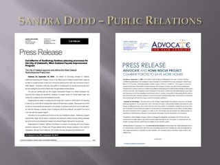 Sandra Dodd Portfolio | PPTX