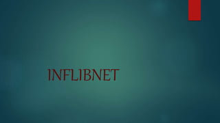 Inflibnet technology | PPTX | College Education | Education