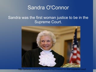 Sandra o'connor | ODP