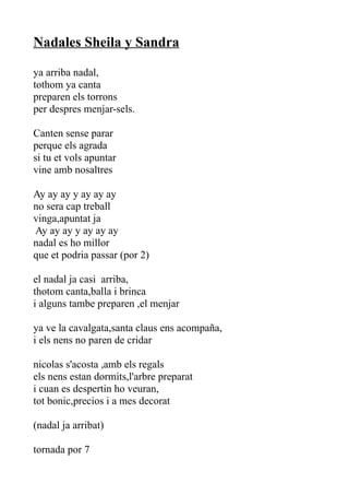 Sandra y sheila | PDF