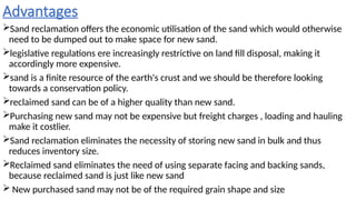 sand reclamation and conditioning in bft.pptx