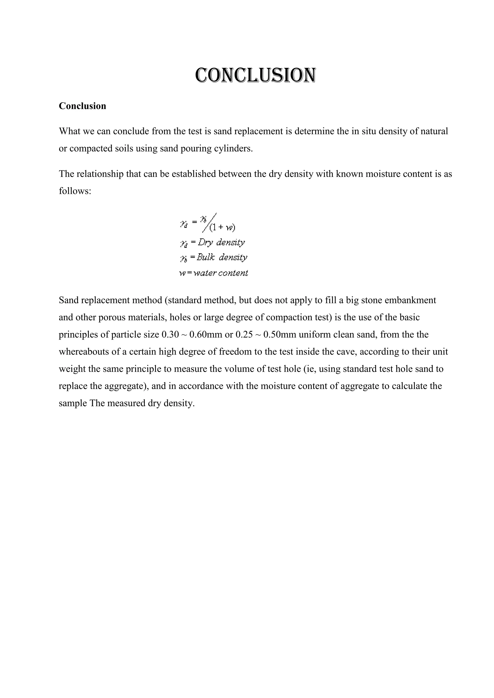 Sand replacement | DOCX