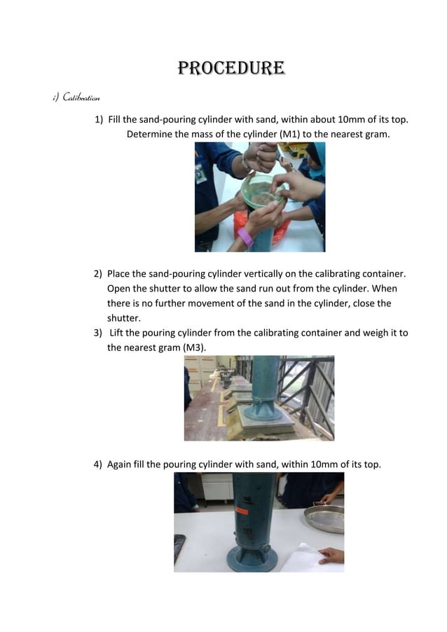 Sand replacement | DOCX | Standardized Testing | Educational Assessment